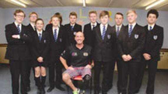Nigel inspires students | theforestreview.co.uk