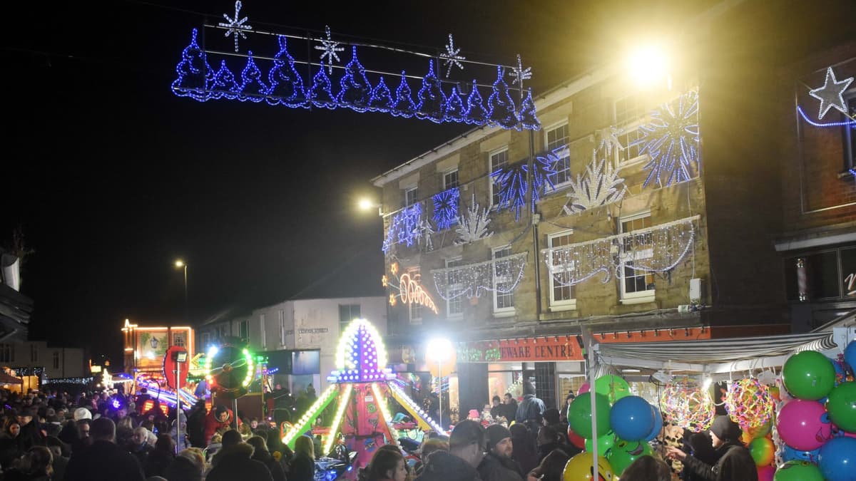 Festive fun at annual Christmas light switch-on in Cinderford ...