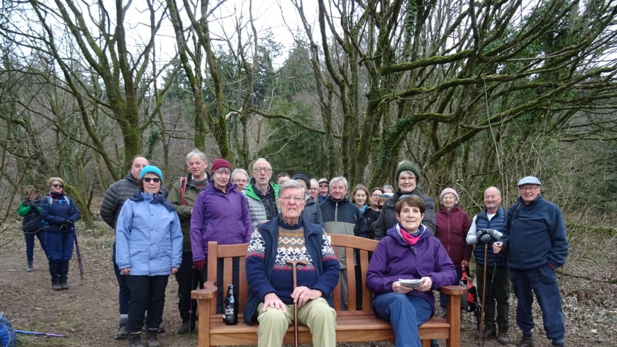 Lower Wye Valley Ramblers honour founder member | theforestreview.co.uk
