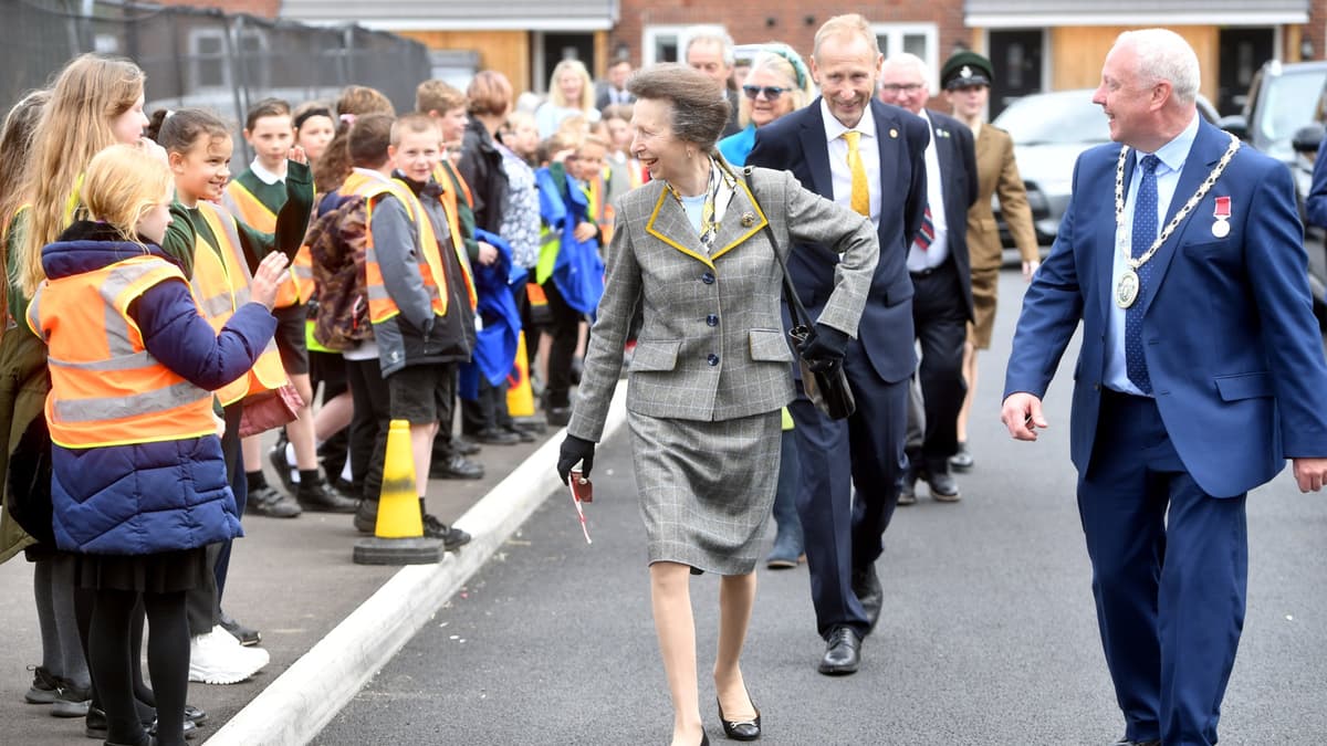 Her Royal Highness Princess Anne's visit to Coleford and the AccXel ...