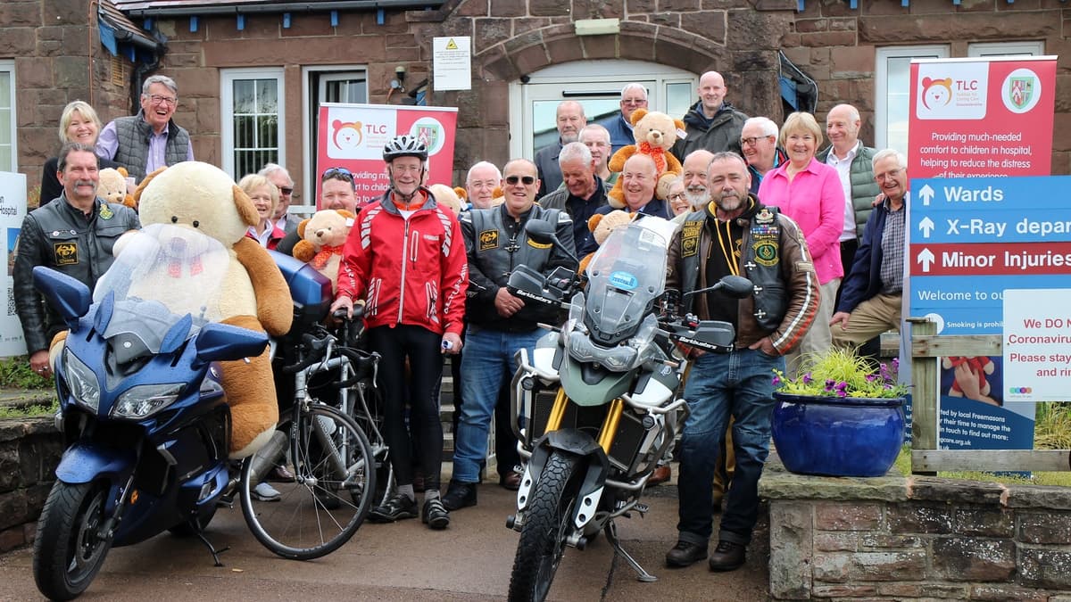 Retired GP finishes 150-mile cycle at Lydney Hospital in support of ...