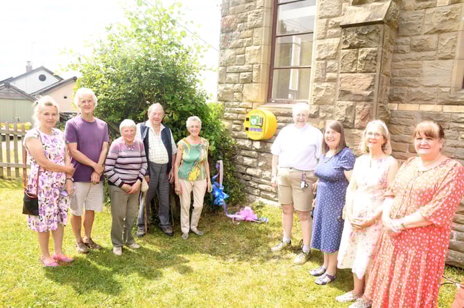 New defibrillator unveiled in Pillowell after two years of community ...