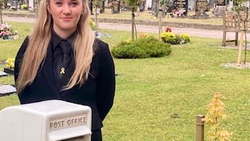 Post box where people can send letters to lost loved ones opens at ...