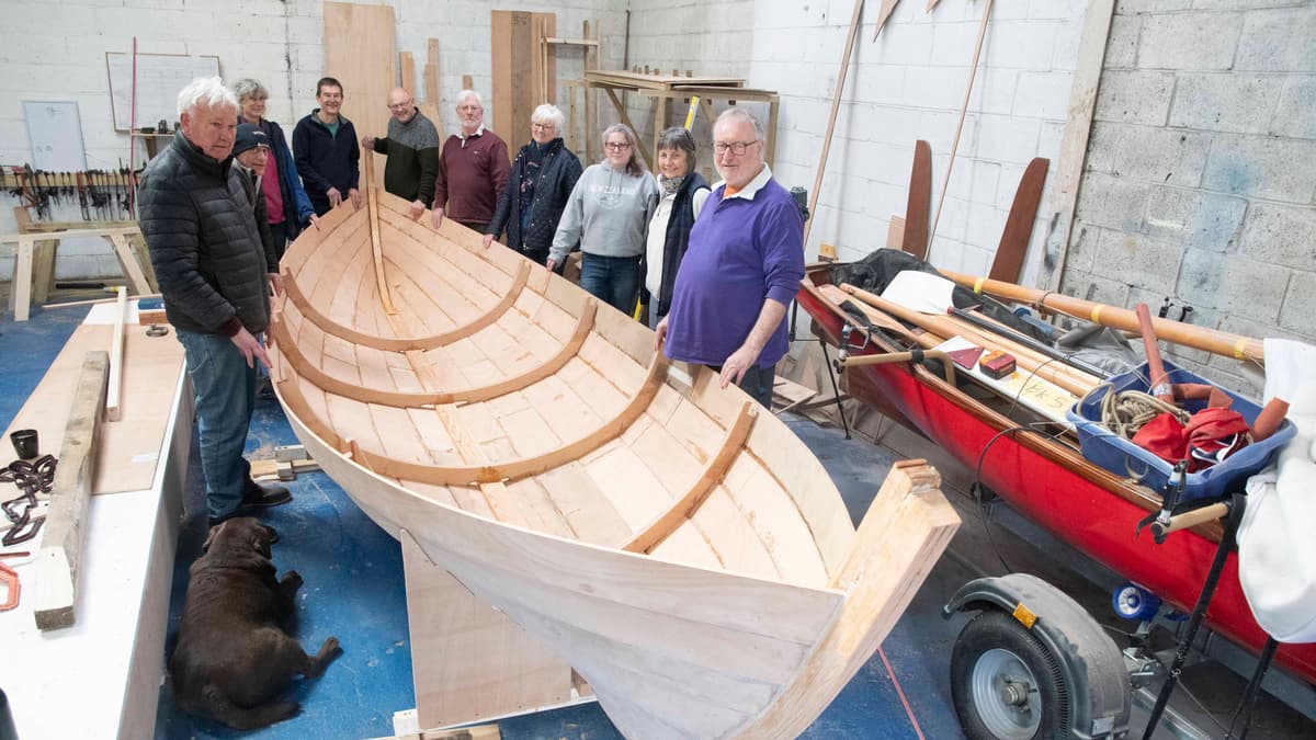 Rowing boat project on a roll | theforestreview.co.uk