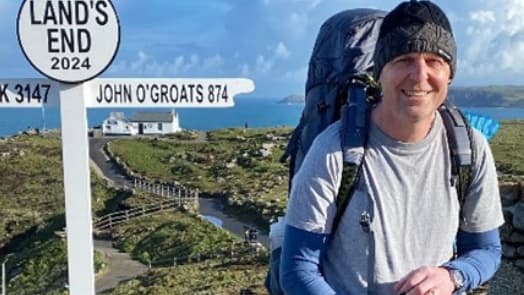 Veteran completes Land’s End to John o’Groats charity walk ...