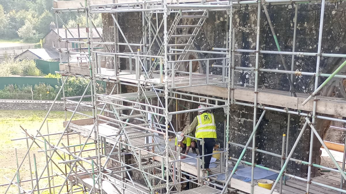 First phase of work at Tintern Abbey begins | theforestreview.co.uk