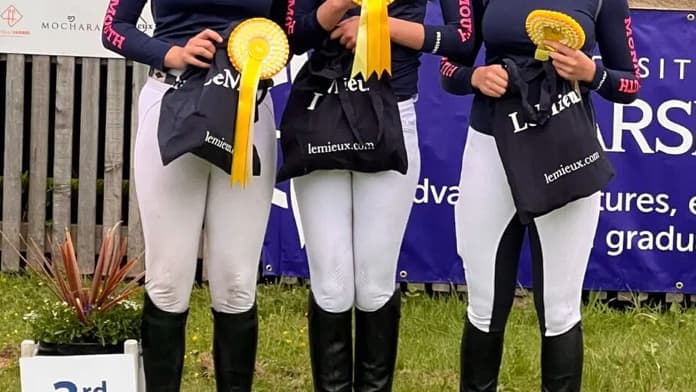 Young riders jump for joy after third at national championships ...