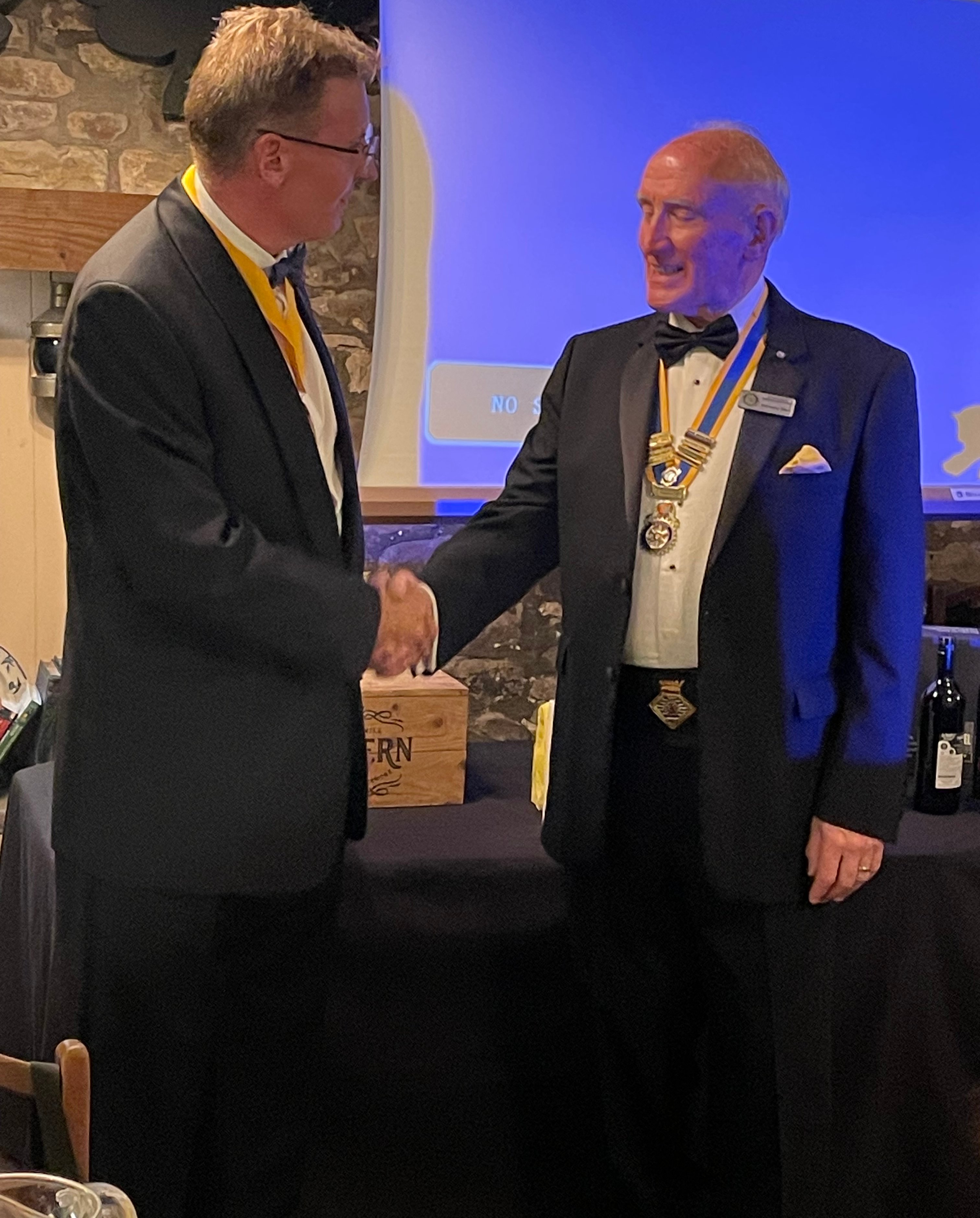 Guy Wilson becomes Chepstow Rotary Club president, succeeding father ...