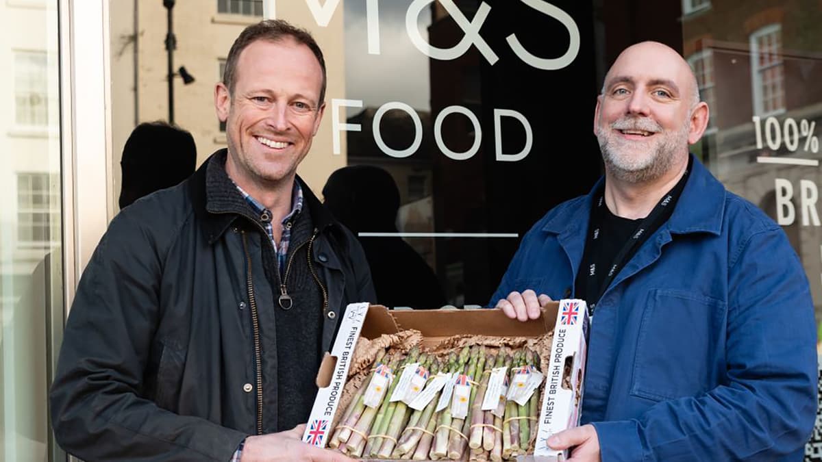 Early British asparagus from Wye Valley farm lands at M&S ...